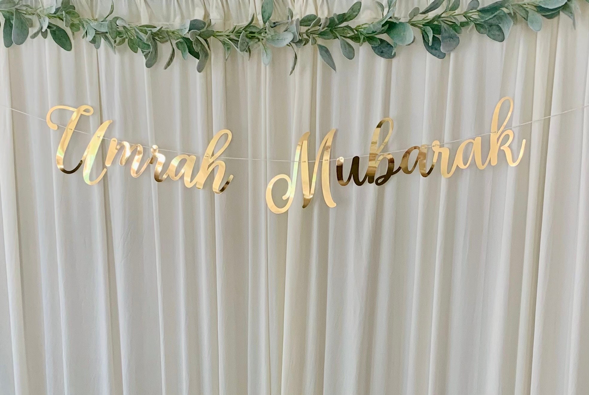 Umrah Mubarak Banner, Ramadan/eid Party Decorations, Islamic Decor ...