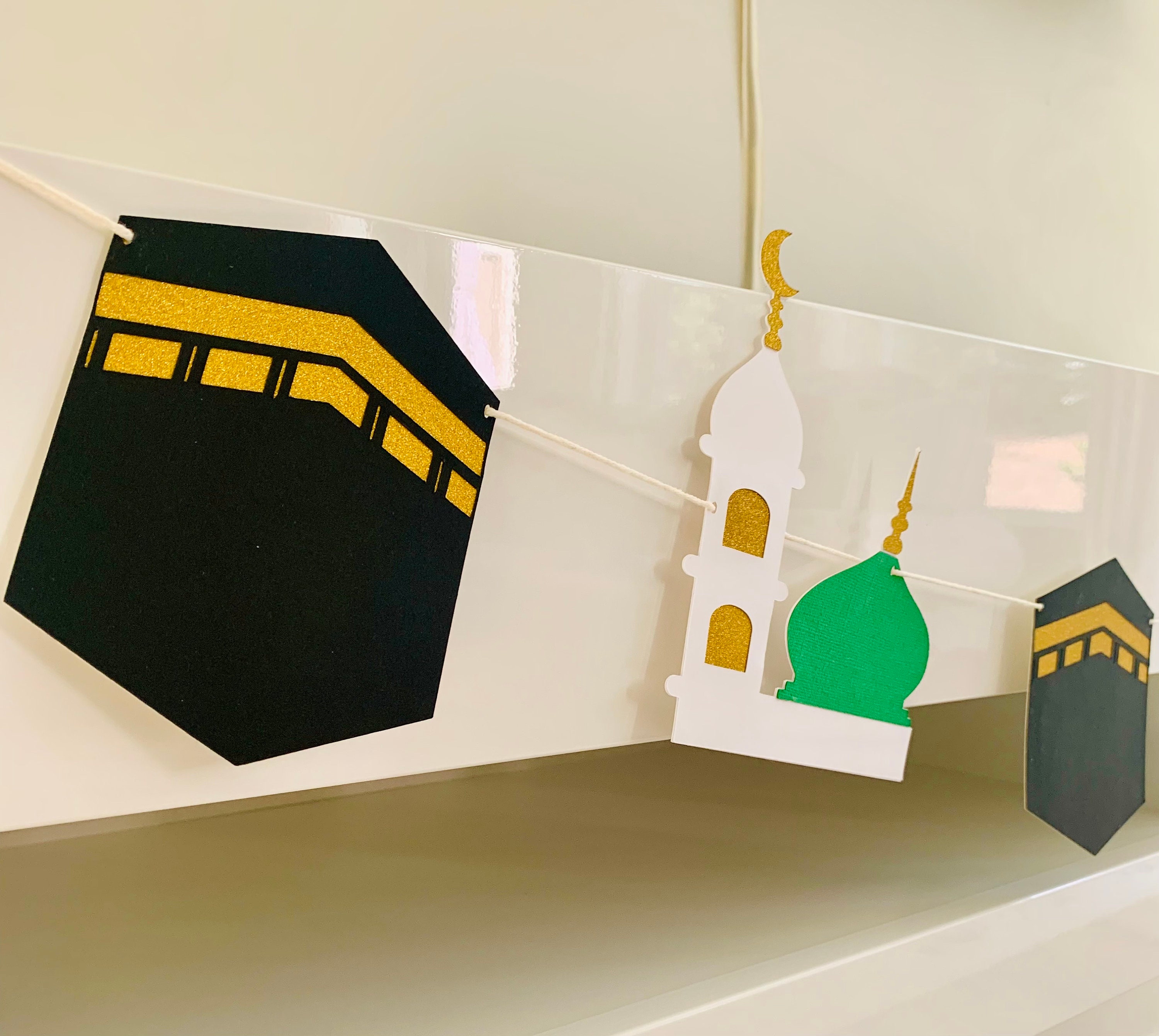 Kaaba Madina Banner,ramadan Banner,islamic Home Decor, Ramadan Deco ...