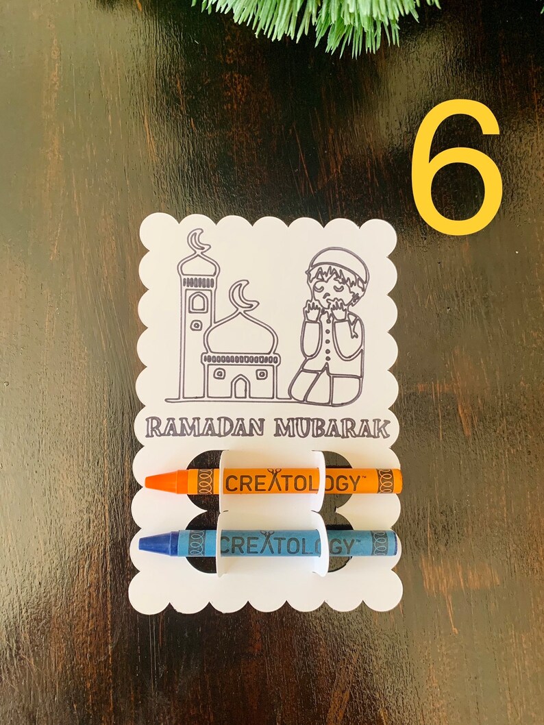 Ramadan Coloring Cards for Kids,ramadan & Eid Kids Activity, Kids Eid ...