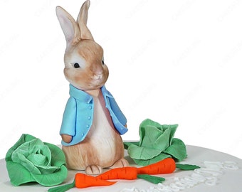 Peter Rabbit-inspired Handmade Cake Topper - Classic Vintage Theme ...