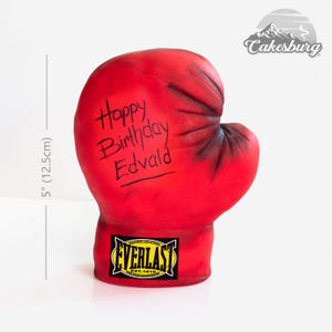 Edible Fondant Boxing Glove Cake Topper - Custom Everlast - Etsy