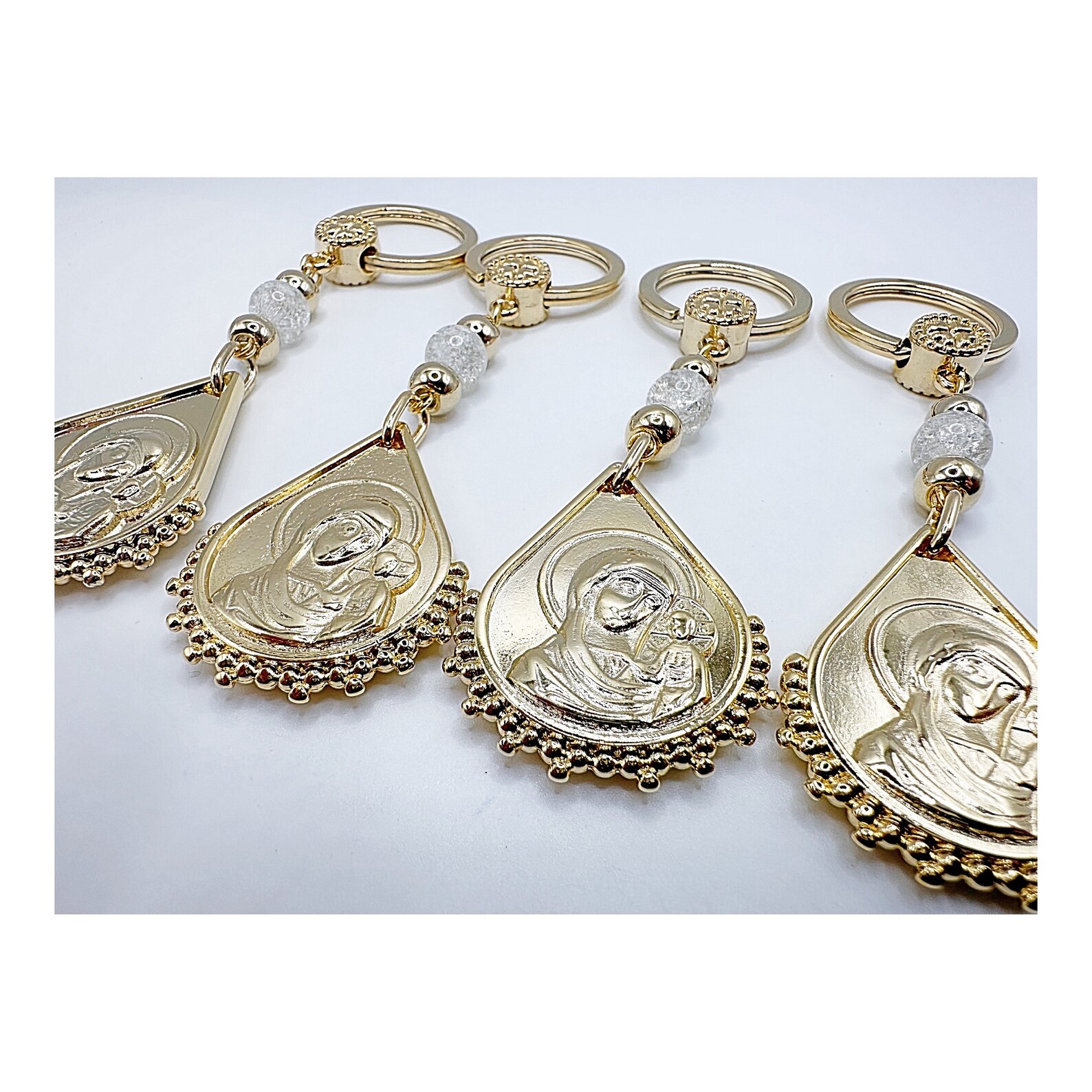 Gold Plated Traditional Religious Panagia Greek Orthodox Favors ...