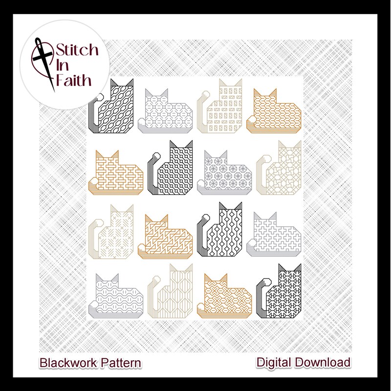 Blackwork Pattern - Etsy