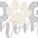 Dog Mom - Blackwork Pattern, Cross Stitch Pattern, Embroidery > Digital ...