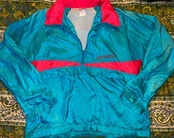 Neon 80s Windbreaker - Etsy