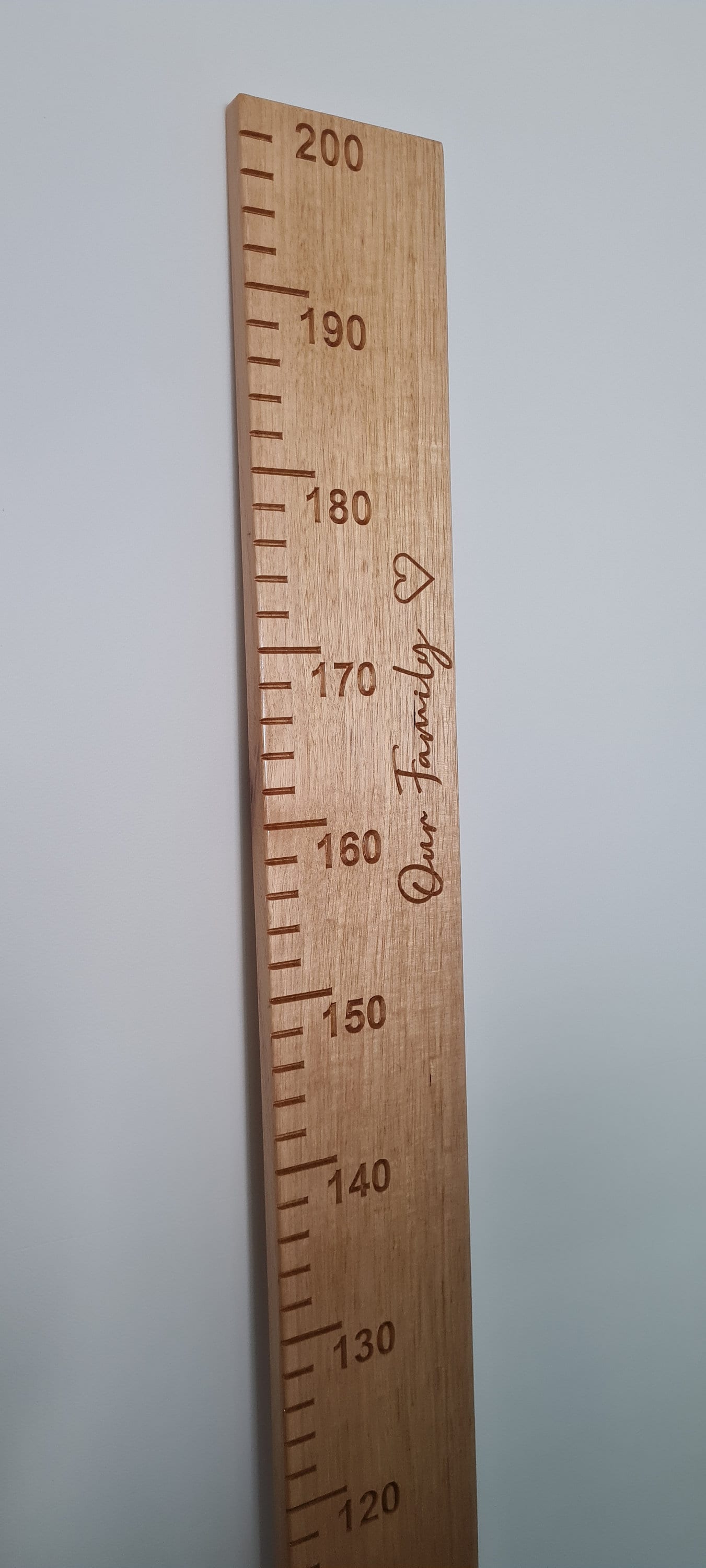 Wooden Height Chart Ruler Slim - Etsy Australia