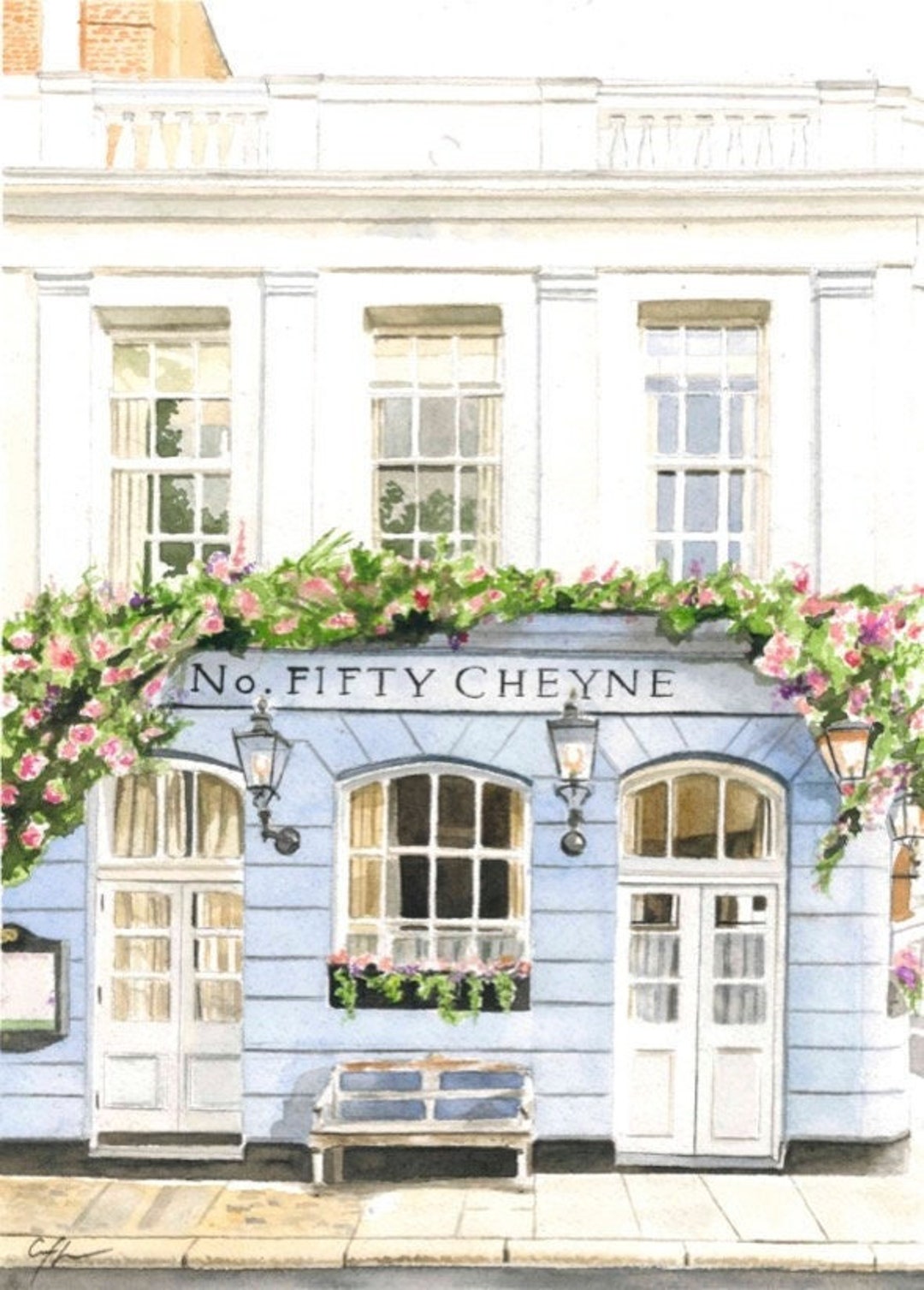 Fifty Cheyenne Print (original Watercolor) - Etsy