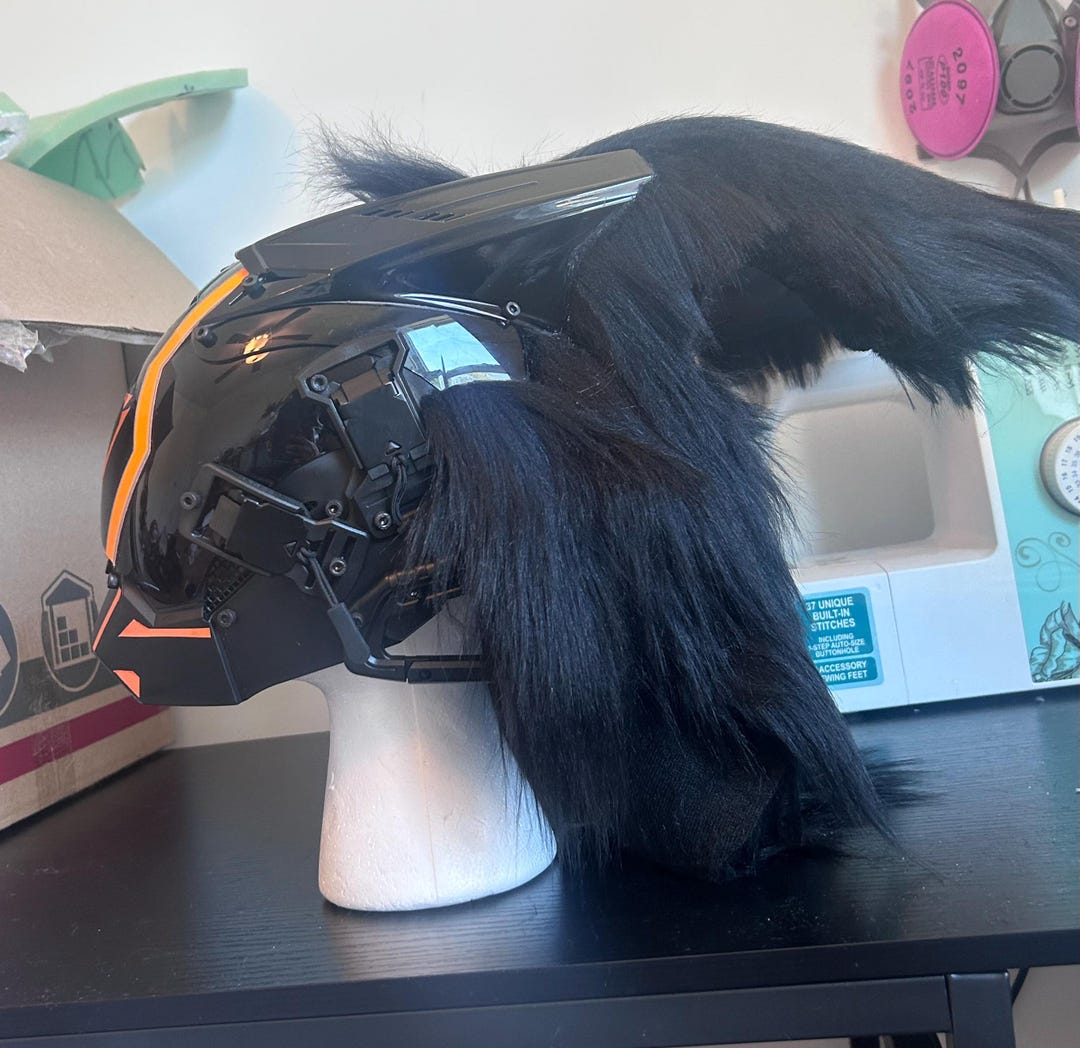 Cyberpunk LED Fursuit Mask - Etsy UK