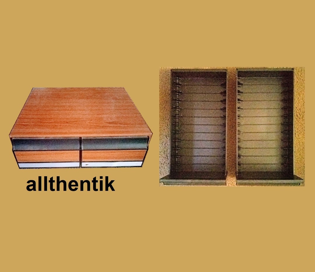 Vintage-rare VHS Tape Desk Movie Case Holder Brown Woodgrain - Etsy