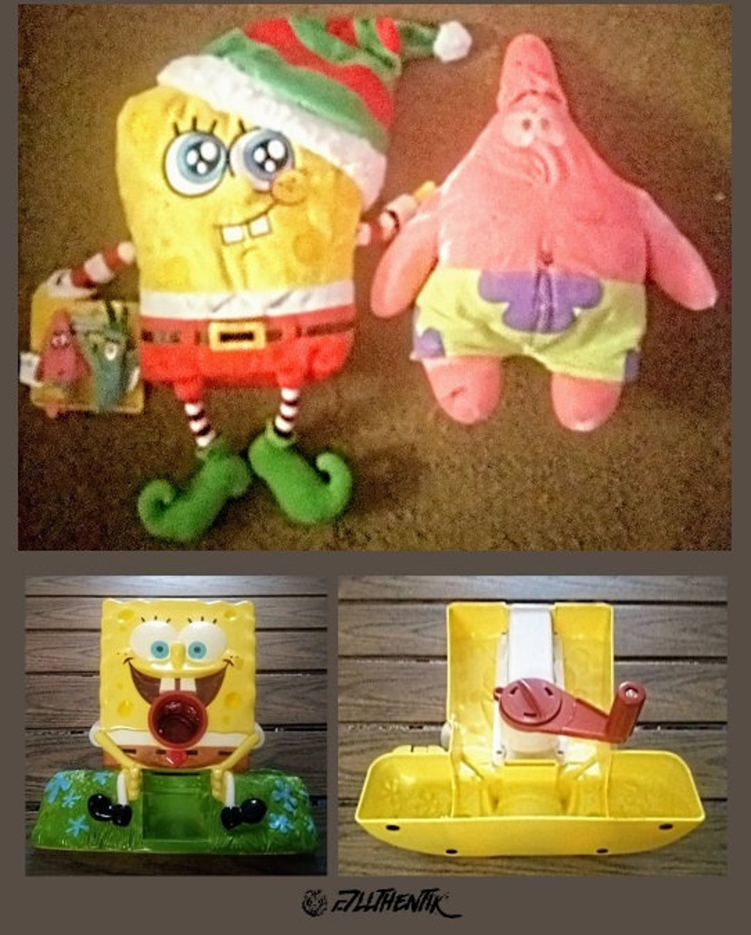 Vintage Spongebob Nickelodeon Plushies 2001 Spongebob Square-pants Toy ...