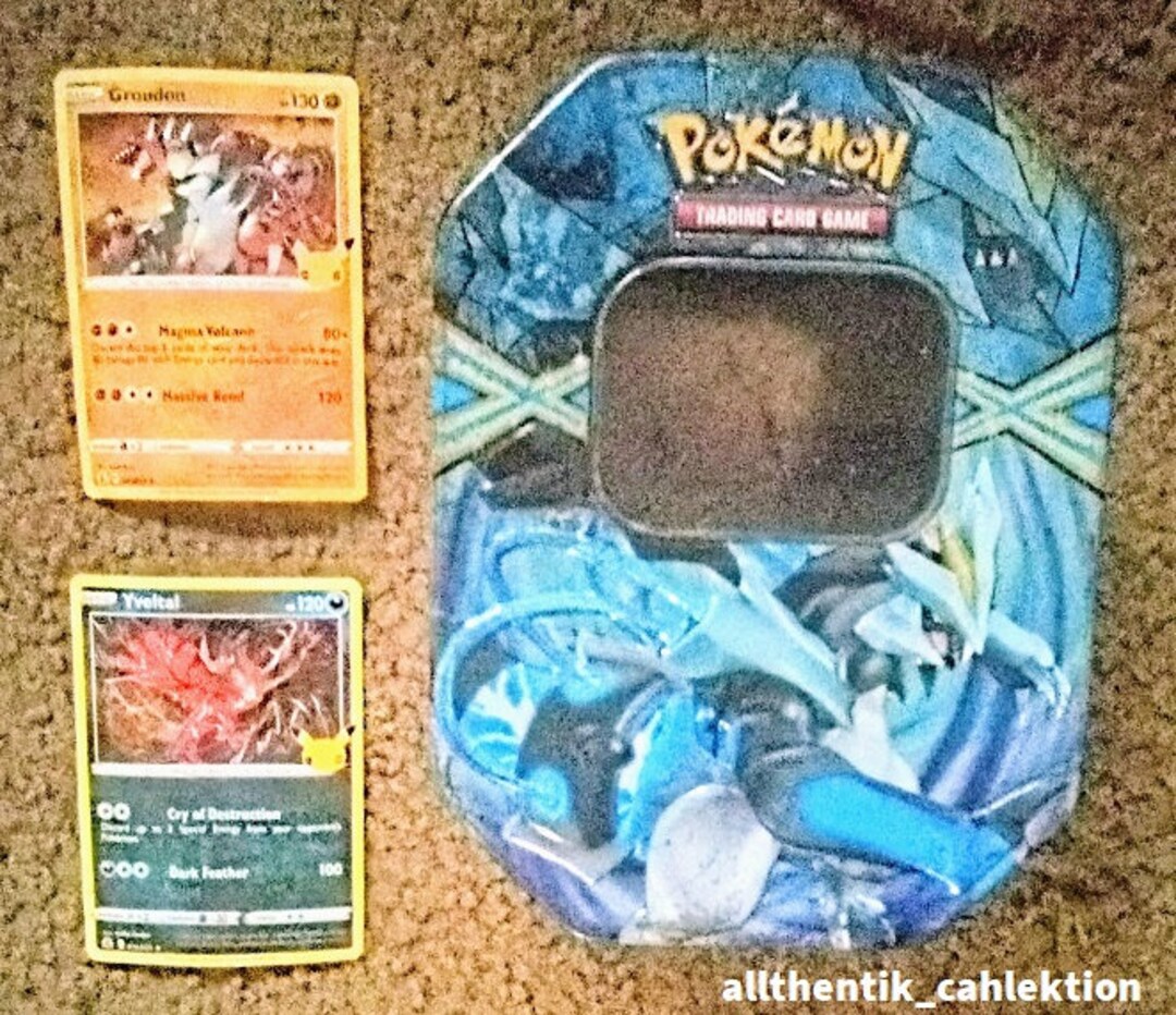 Vintage Blue POKEMON' Aluminum Tin Box 2 Holographic - Etsy