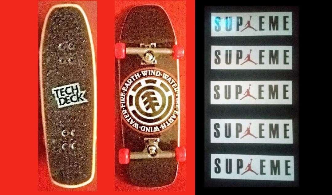 RARE Vintage Element Skateboards Old School Tech Deck 5 White - Etsy