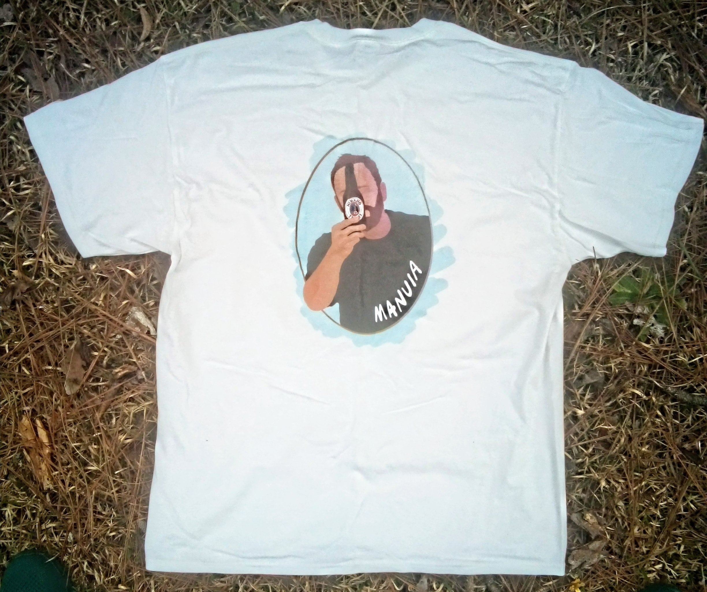 Vintage Handmade Hinano Tahiti Beer Manuia MENS SHIRT White - Etsy