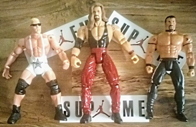 3 Vintage 1999 Wcw Nwo Rare Wrestling Action Figure Toys Figurines - Etsy