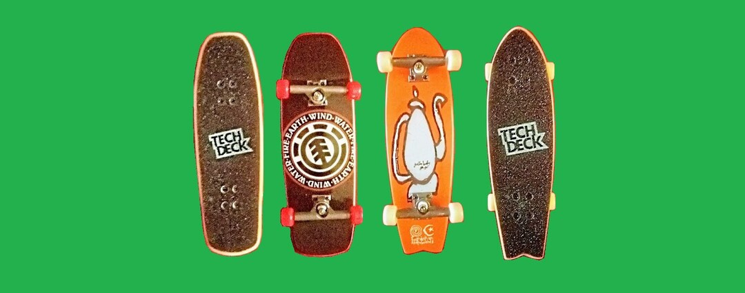 2 Vintage Old-school Tech Decks Element & Foundation RARE Skateboards ...