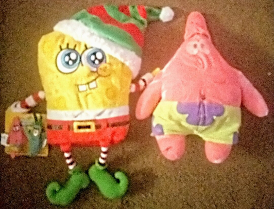 Large Vintage Talking Spongebob Nickelodeon Medium Vintage Patrick ...
