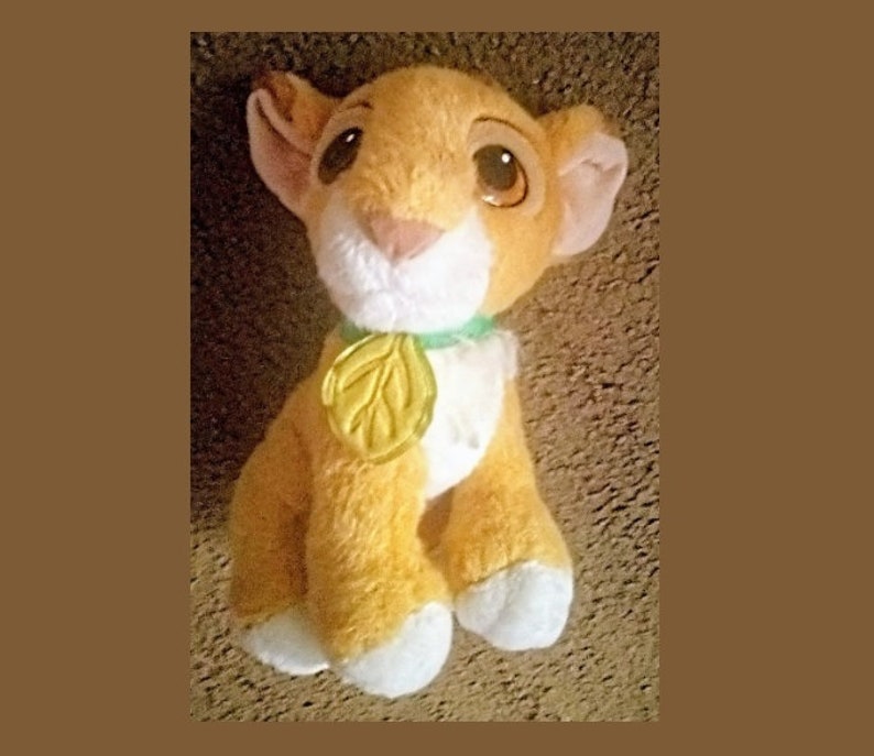 Medium Vintage Lion King Simba Cub Disney Teddy Bear Plushie - Etsy