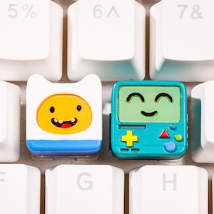 Adventure Time Artisan Keycap: Finn, Jake, BMO - Anime Mechanical ...