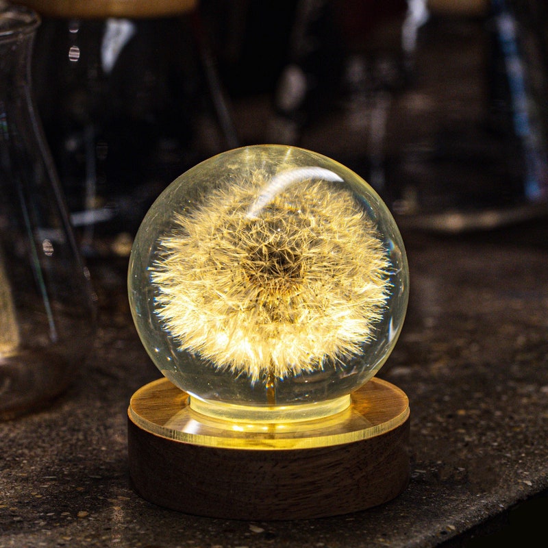 Dandelion in Resin - Etsy
