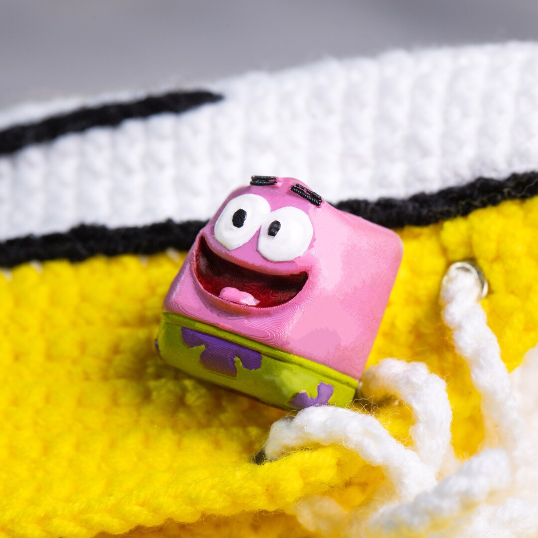 Patrick Star Keycap. Cute Patrick Star Keycap, Custom Anime Keycap ...