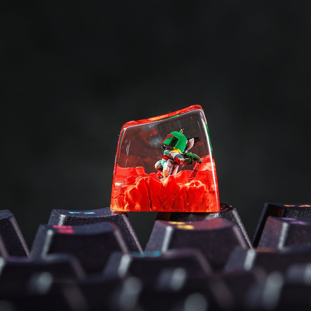 Boba Fett Artisan Keycap, Artisan Keycap, Star Wars Artisan Keycap ...