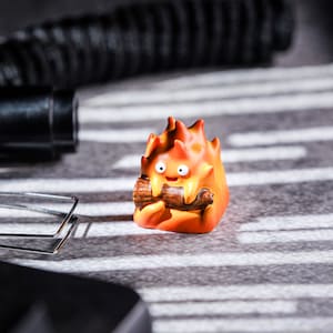 Glowing Fire Artisan Keycap, Fire Demon Anime Keycap, Anime Keycap ...