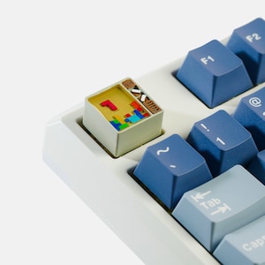 Tetris Artisan Keycap, Game Artisan Keycap, Retro Television Keycap ...