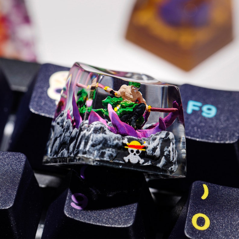 King Pirates Wanted Keycap, Sea of Thieves Keycap, Wanted Luffy Pirate ...
