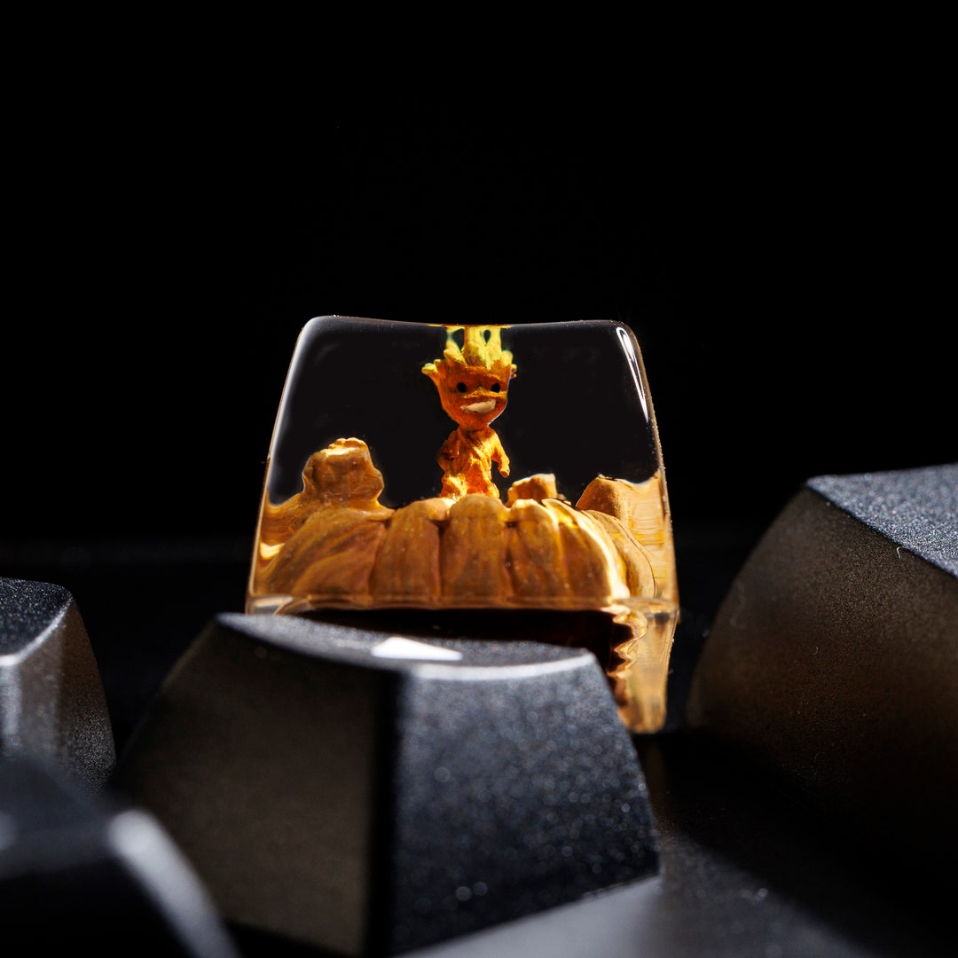 Groot Star Wars Keycap, Star Wars Keycap Set, Baby Groot Artisan Keycap ...