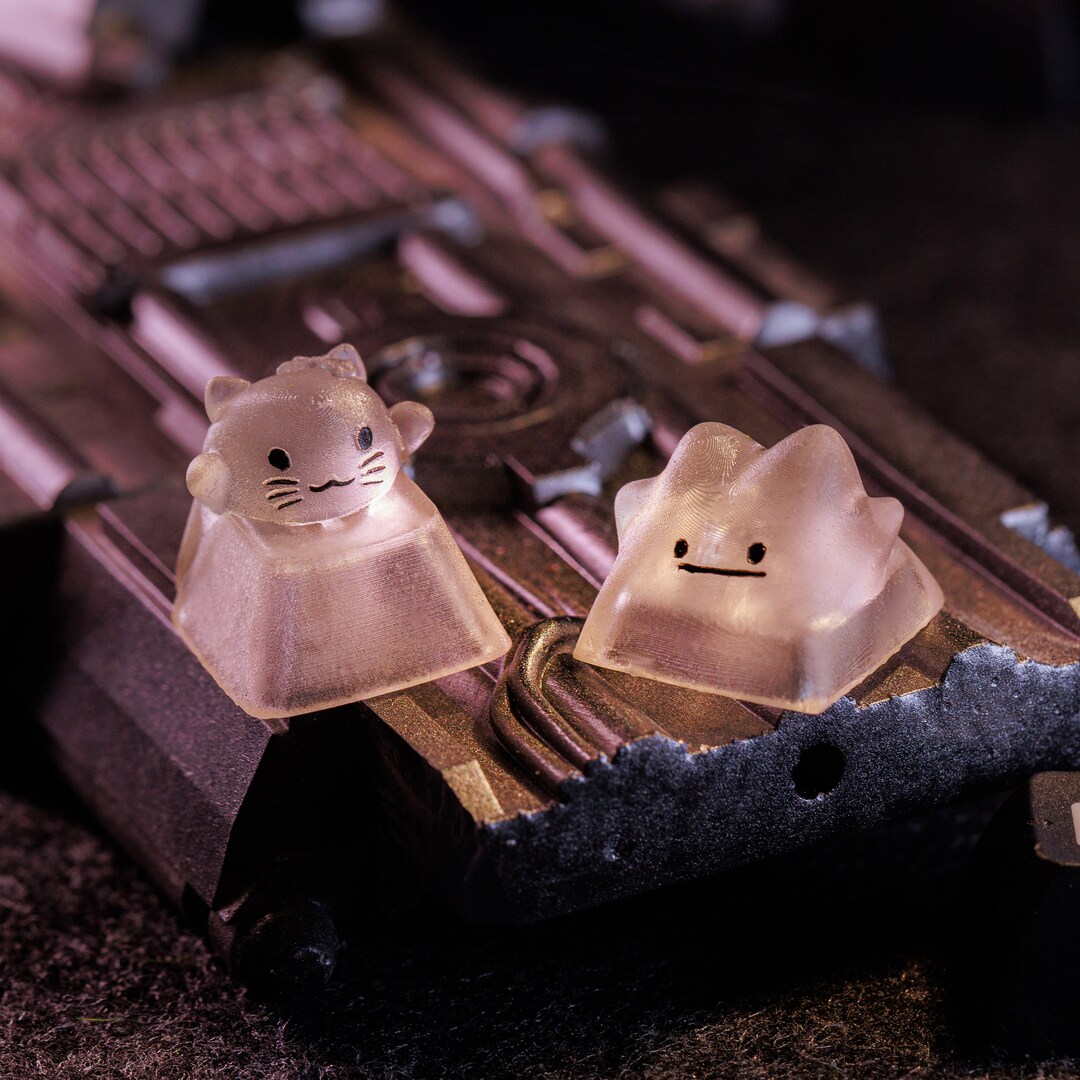 Ditto Pokemon Keycap, Shine-through Custom Keycap, Custom Pokemon ...