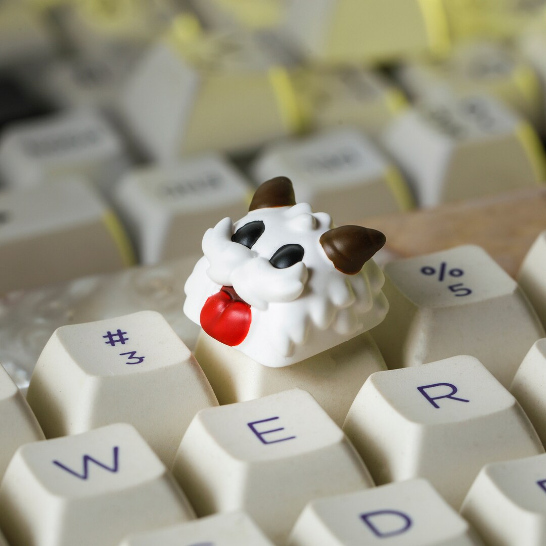 Poro Baron Artisan Keycap, Artisan Keycap, for Mechanical Keyboard, Cherry MX Lol Cute Poro ...