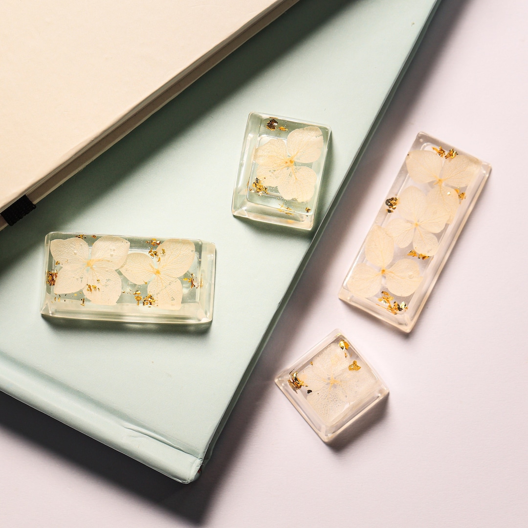 Flower Artisan Keycap, Flower Blossom Keycap, White Cherry Keycap ...