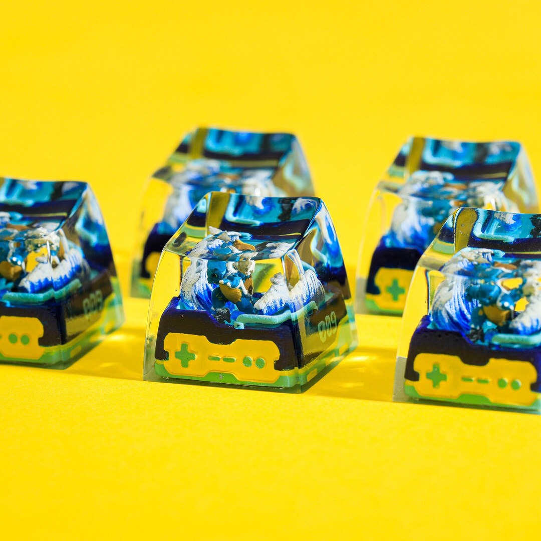 Blastoise Pokemon Artisan Keycap, Artisan Keycap, Custom Pokemon ...