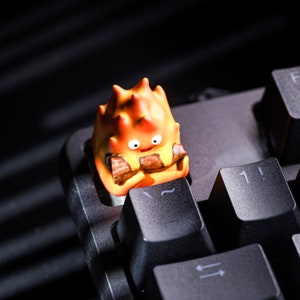 Glowing Fire Artisan Keycap, Fire Demon Anime Keycap, Anime Keycap ...