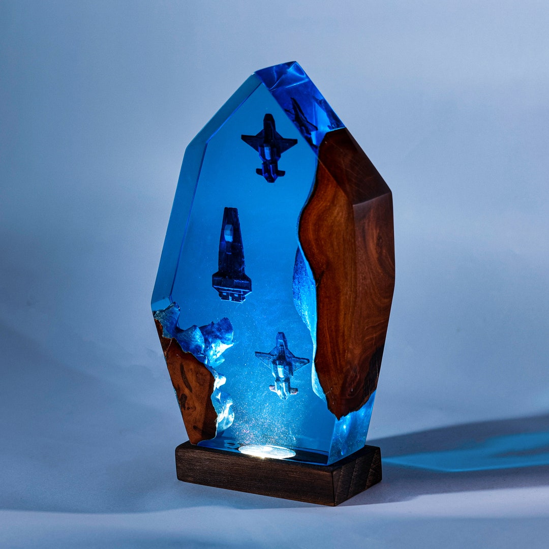 Interstellar Night Light, Galaxy Resin Lamp, Astronaut Universe Lamp ...