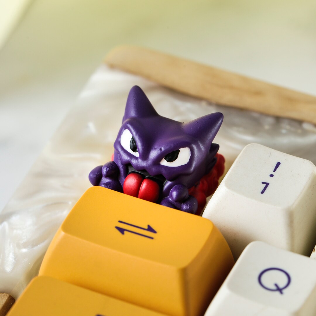 Haunter Pokemon Keycap Pokemon Gengar Keycap Custom Pokemon - Etsy