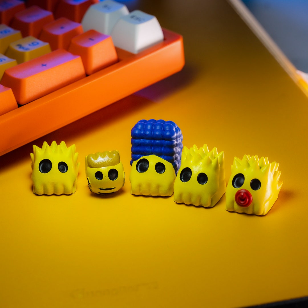 Skull Simpson Artisan Keycap Artisan Keycap Keycap for Mechanical ...