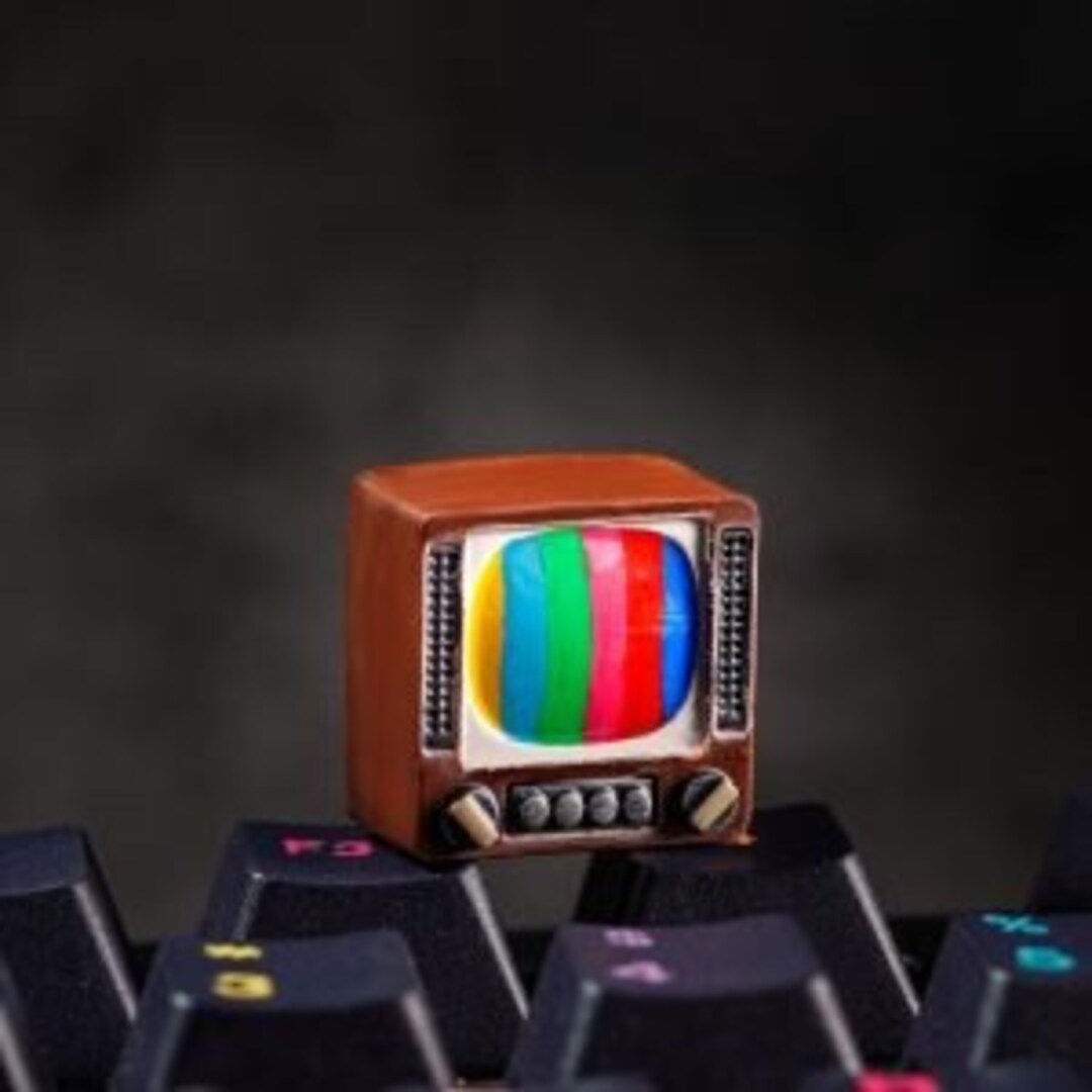 Retro TV Artisan Keycap, Artisan Keycap, Vintage Artisan Tetris Keycap ...