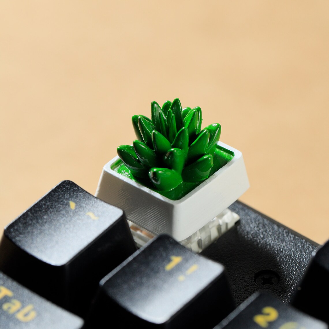 Green Succulent Keycap Lotus Artisan Keycap Flowers Keycap - Etsy