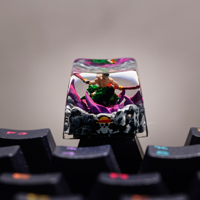 One Piece Key Cap Zoro One Piece Keycap Devil Fruit Keycap - Etsy Ireland