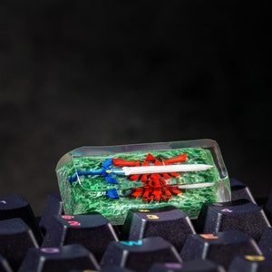 Shield Zelda Artisan Keycap, Hylian Keycap, Zelda Majora's Mask Keycap ...