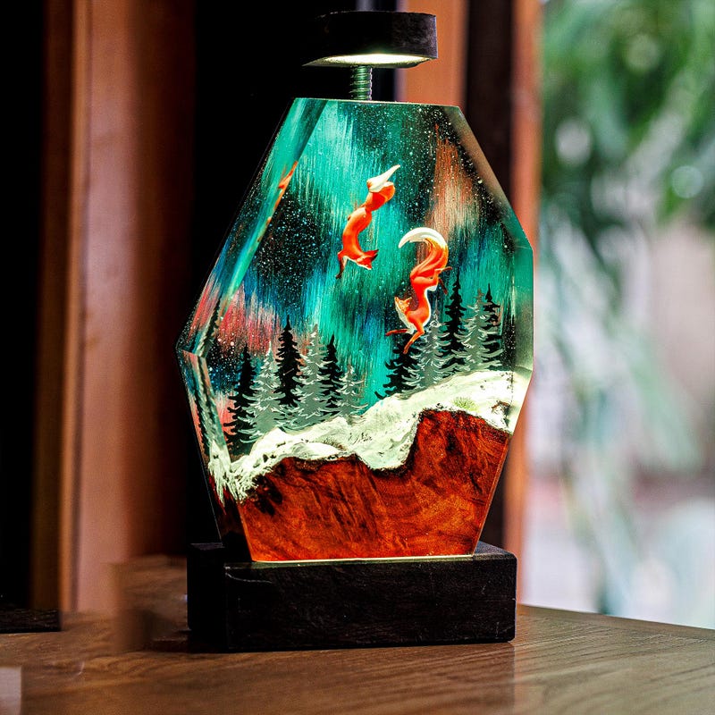 Fox Lamp - Etsy