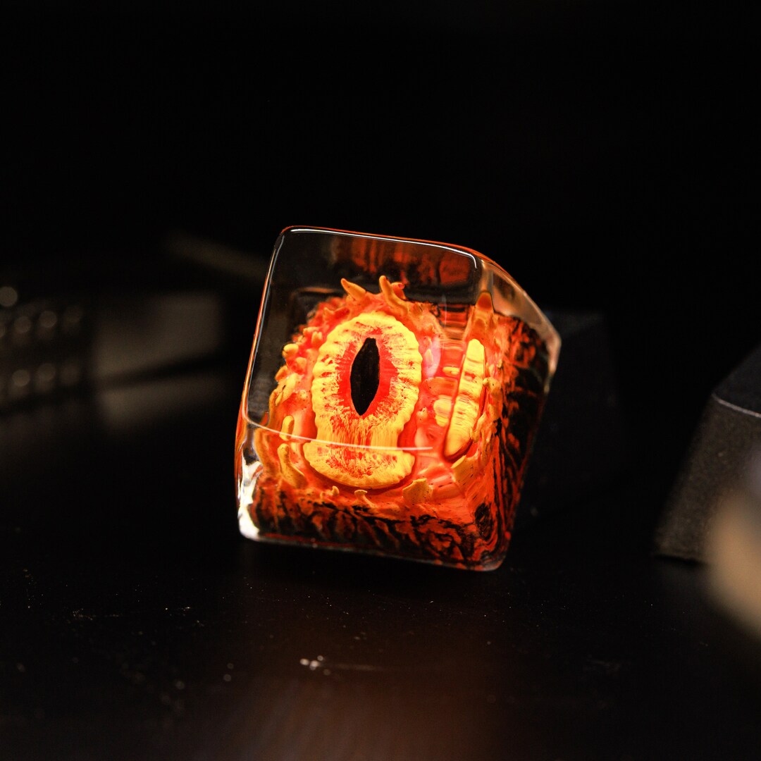 The Eye of Lord Keycap, LOTR Artisan Keycap, Ring of Dark Power Keycap ...