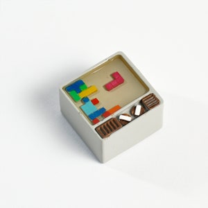 Retro TV Artisan Keycap, Artisan Keycap, Vintage Artisan Tetris Keycap ...