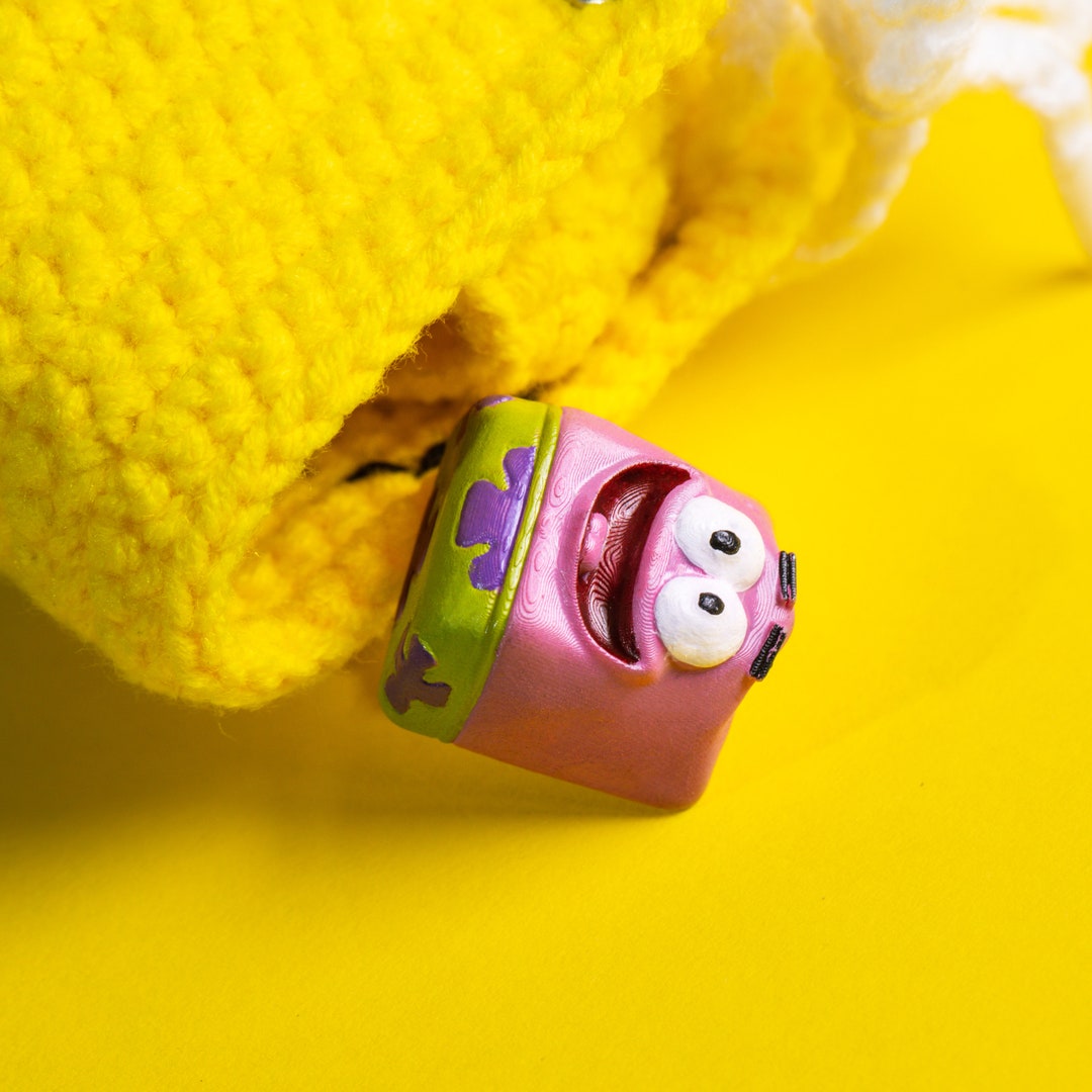 Patrick Star Keycap. Cute Patrick Star Keycap, Custom Anime Keycap ...