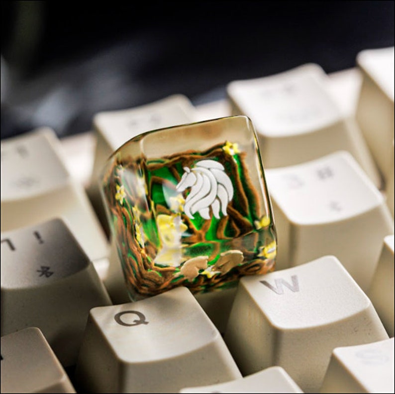 The Ring Keycap, the Master Ring Artisan Keycap, Custom Keycap, Artisan ...