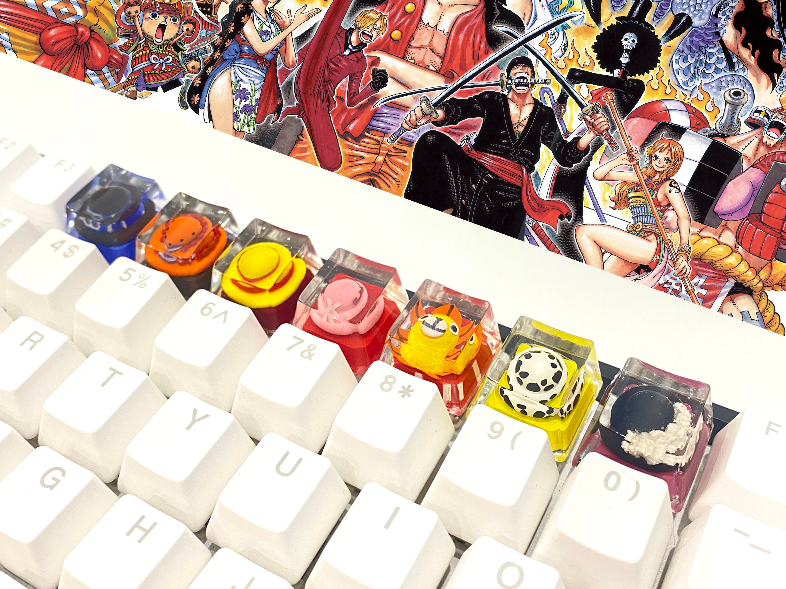 One Piece Key Cap One Piece Keycap Keycap Anime Custom - Etsy UK