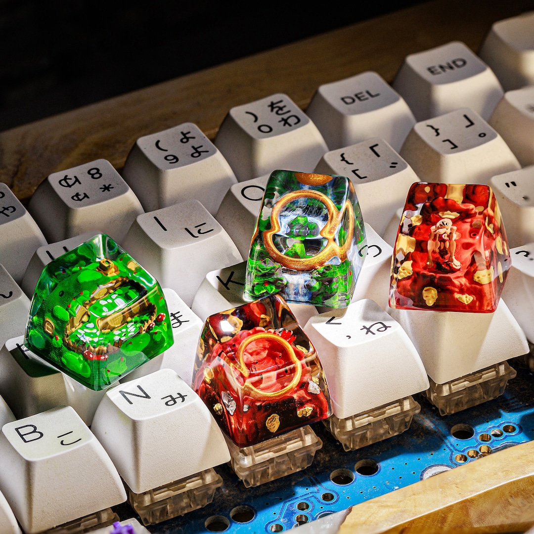 The Ring Keycap, the Master Ring Artisan Keycap, Custom Keycap, Artisan ...