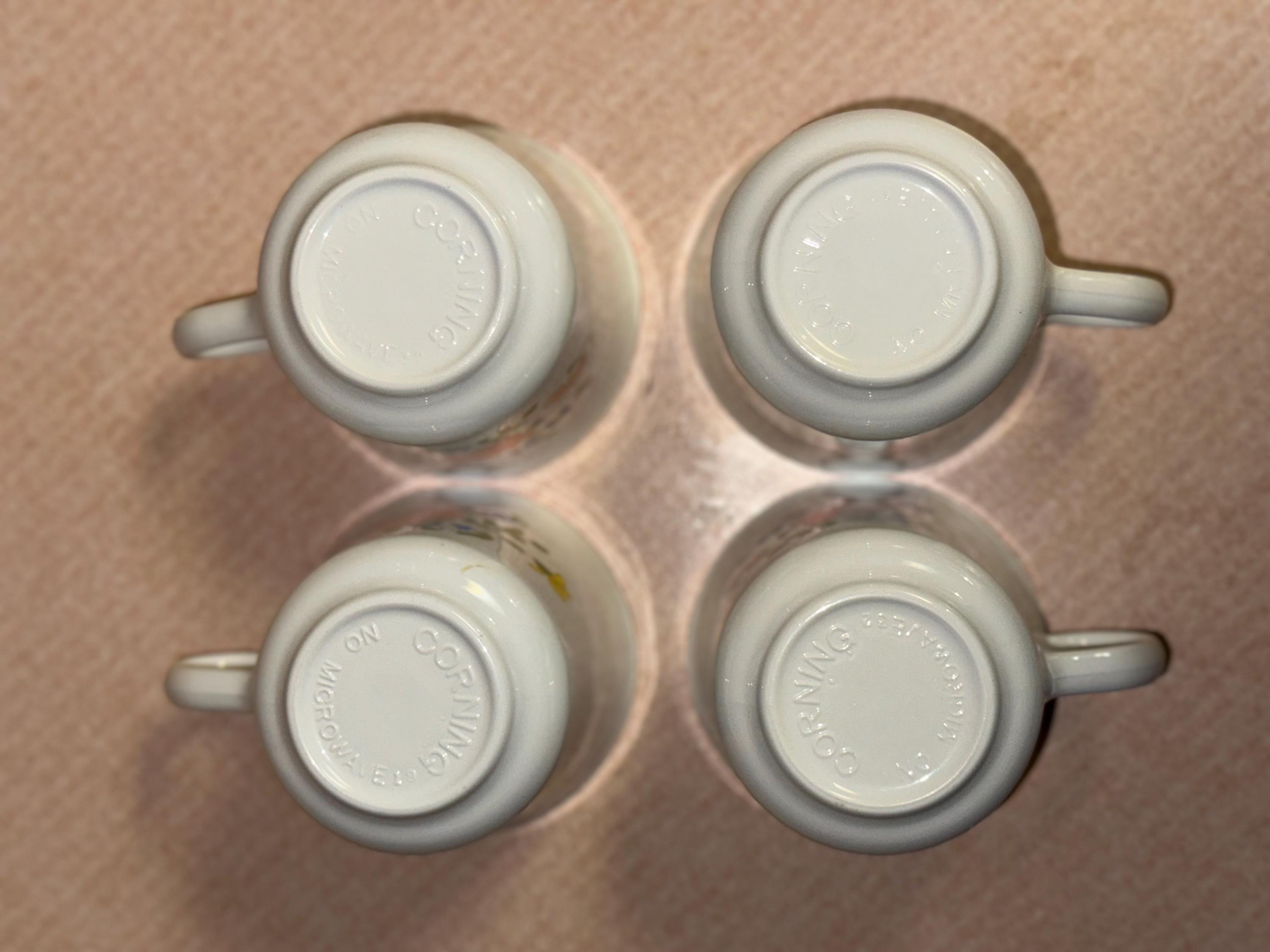 Corningware WILDFLOWER TEAPOT CUPS - Etsy