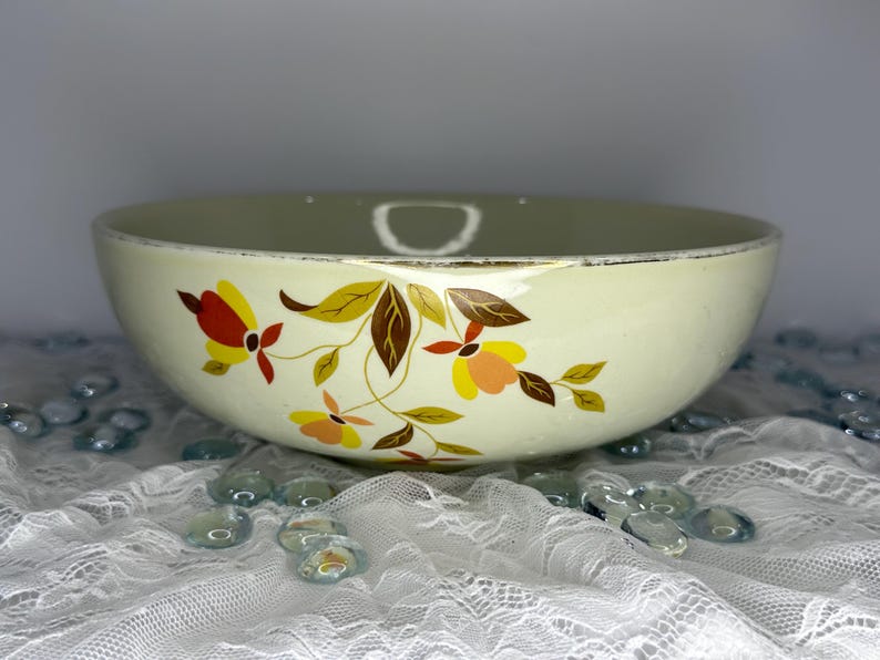 Vintage Hall Jewel Tea Autumn Serving/mixing Bowl - Etsy